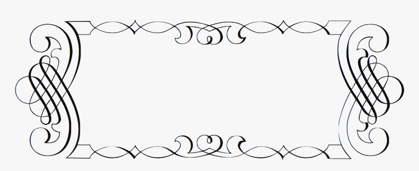 Elegant Border Transparent, HD Png Download , Transparent Png Image ...