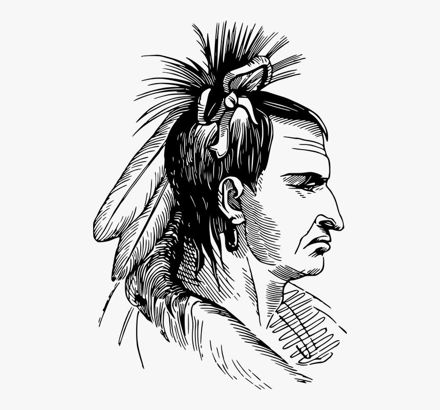 Transparent Native American Png - Native American Transparent Black ...