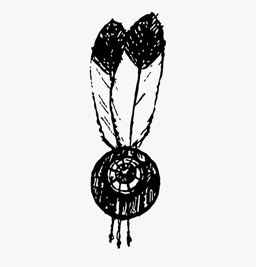 Native Americans Black And White Clipart