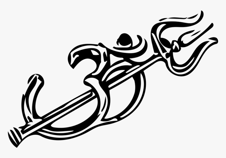 Om, Ohm, Shiv, Shivji, Trishul, Om Vector, Hindu, India - Om With ...