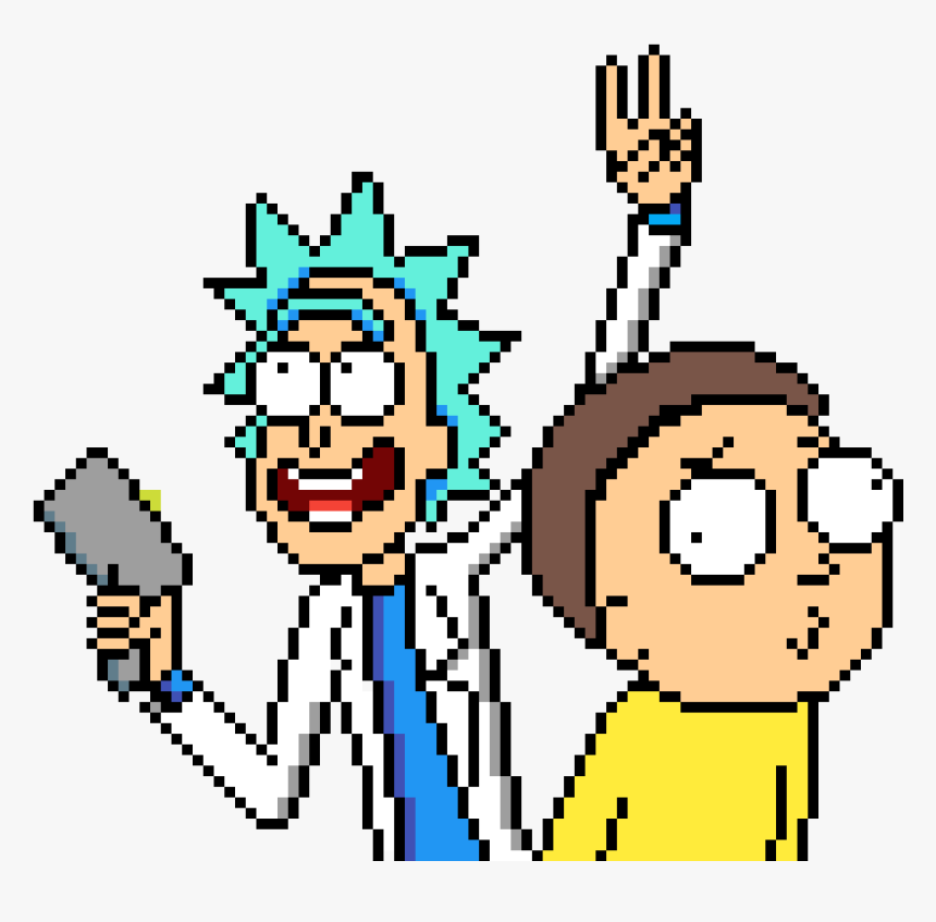 Transparent Rick And Morty Rick Png - Rick And Morty Pixel Art, Png ...