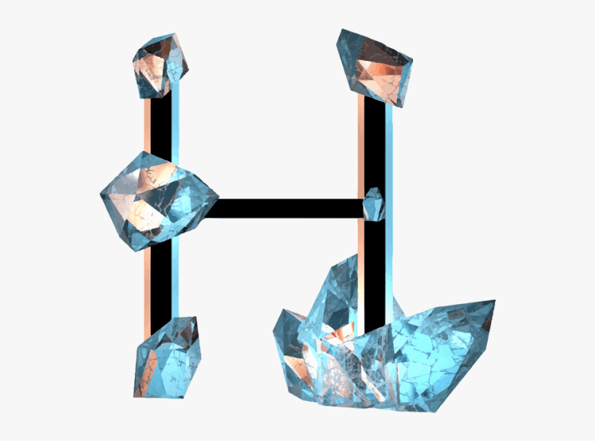 Crystal Font Letter H, HD Png Download , Transparent Png Image - PNGitem