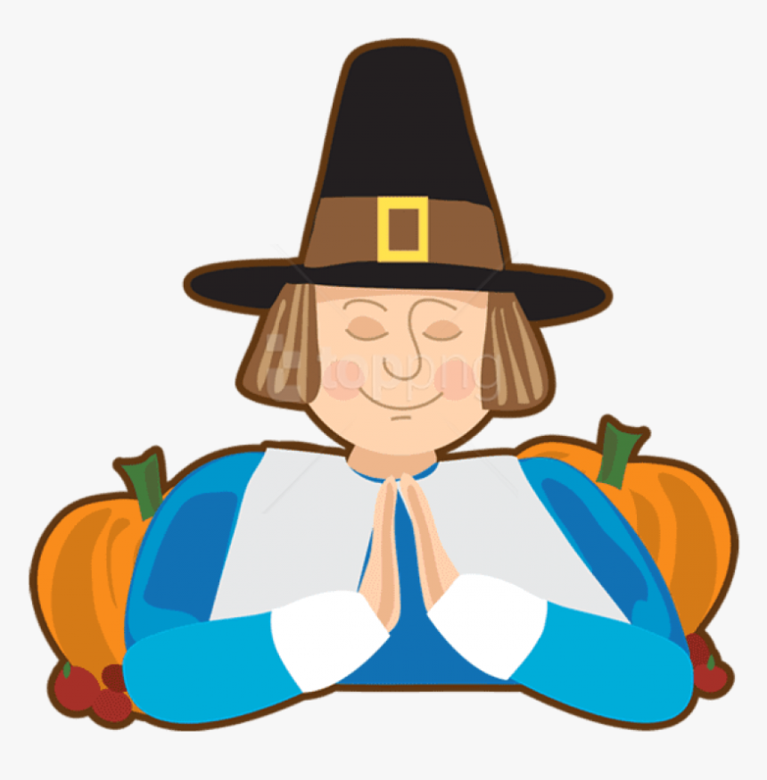 Pilgrims Cliparts Png Transparent Background - Thanksgiving Pilgrim Png ...