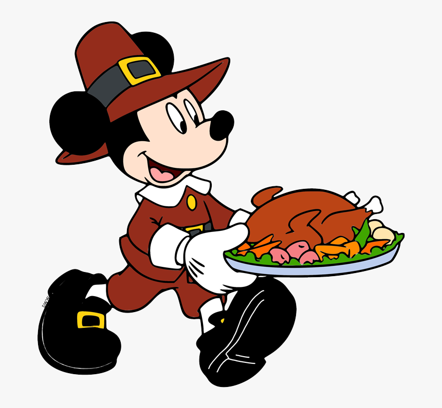 Mickey Minnie Mouse Thanksgiving, HD Png Download , Transparent Png ...