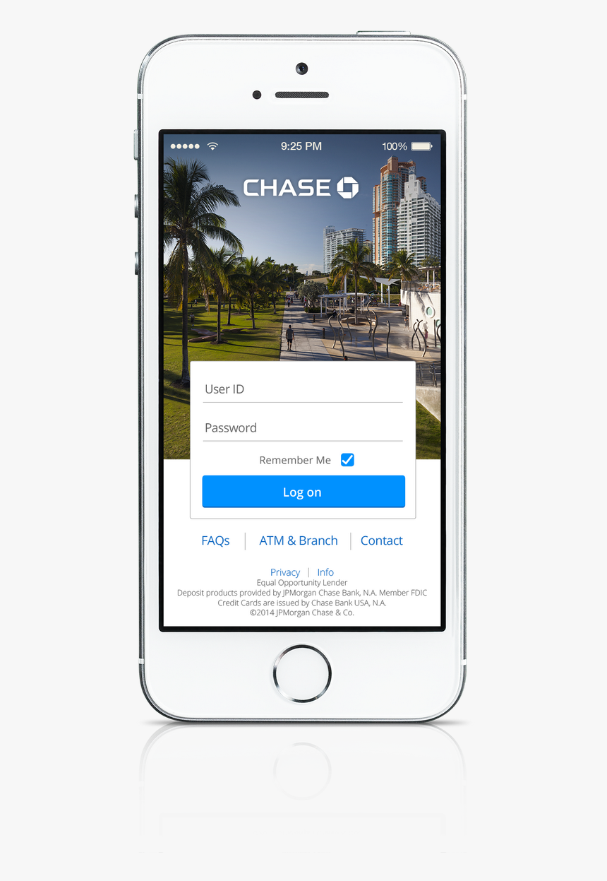 Chase App Transparent, HD Png Download , Transparent Png Image - PNGitem