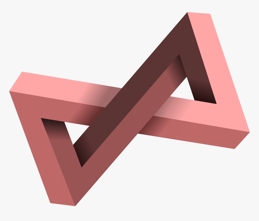 Optical Illusion Impossible Triangle, HD Png Download , Transparent Png ...