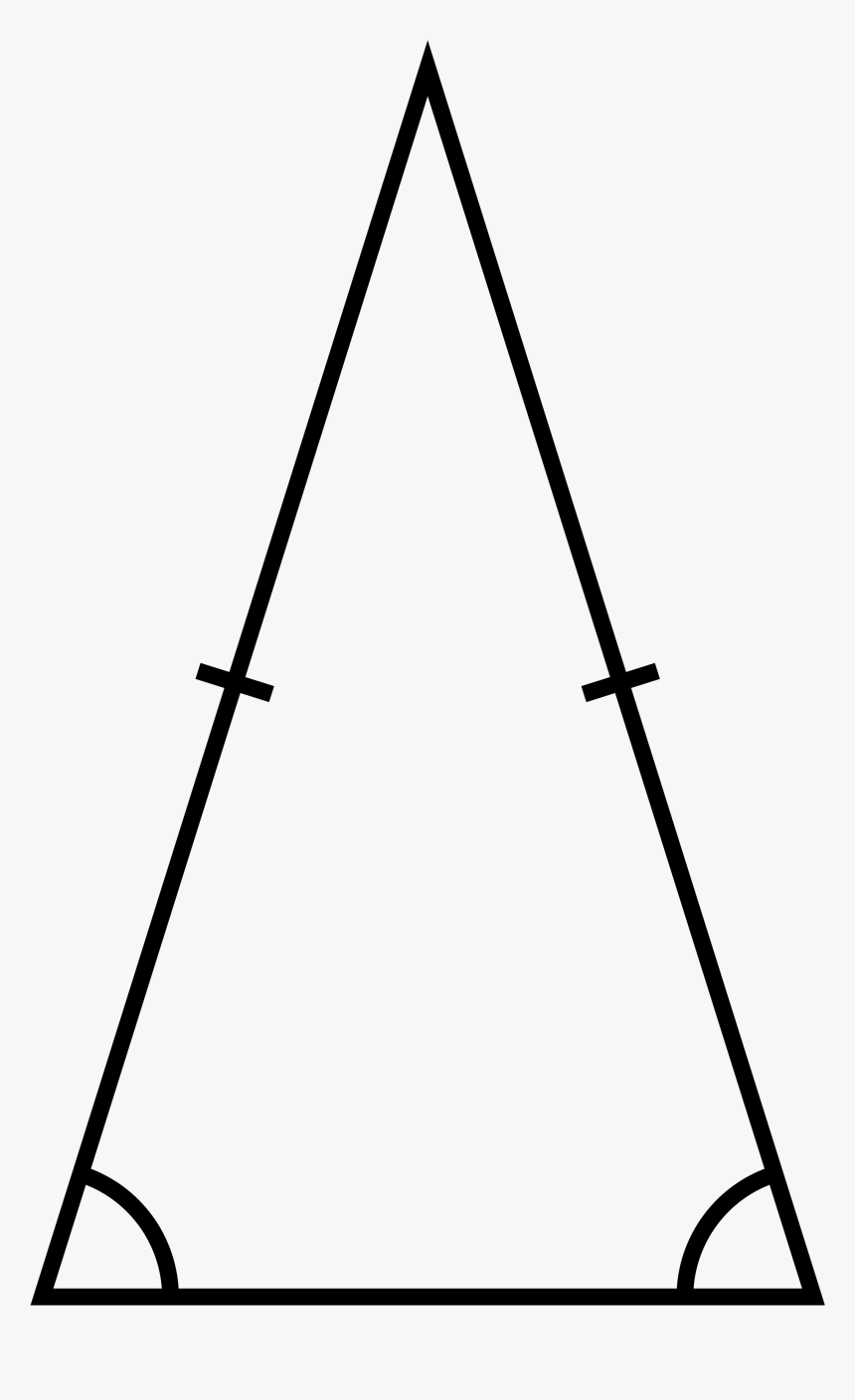 Vector Triangles Isosceles Triangle - Isosceles Png, Transparent Png ...