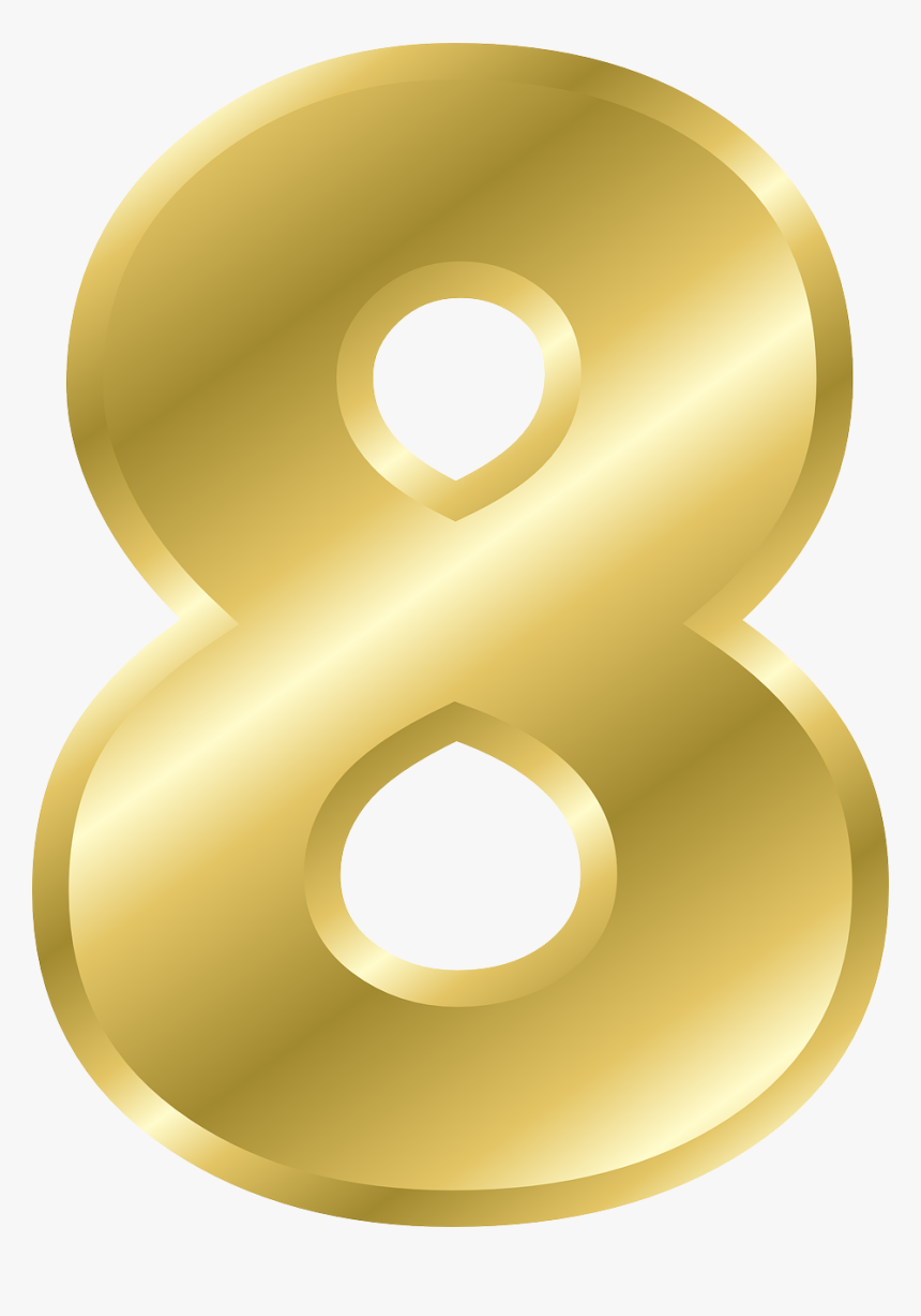 Gold 8 Png, Transparent Png , Transparent Png Image - PNGitem