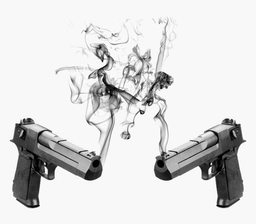 Smoke From Gun Barrel