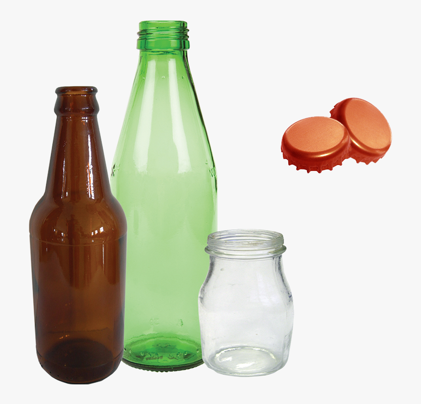 Image Of Glass Containers - Glass Bottle, HD Png Download , Transparent ...