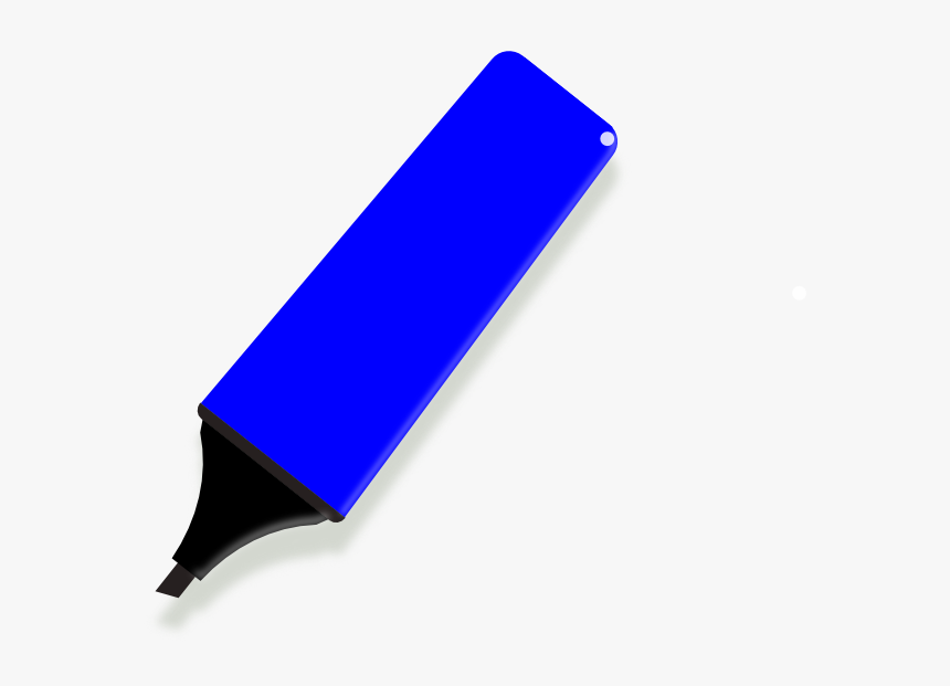 Blue Marker Clip Art At Clker - Marker Clip Art, HD Png Download ...