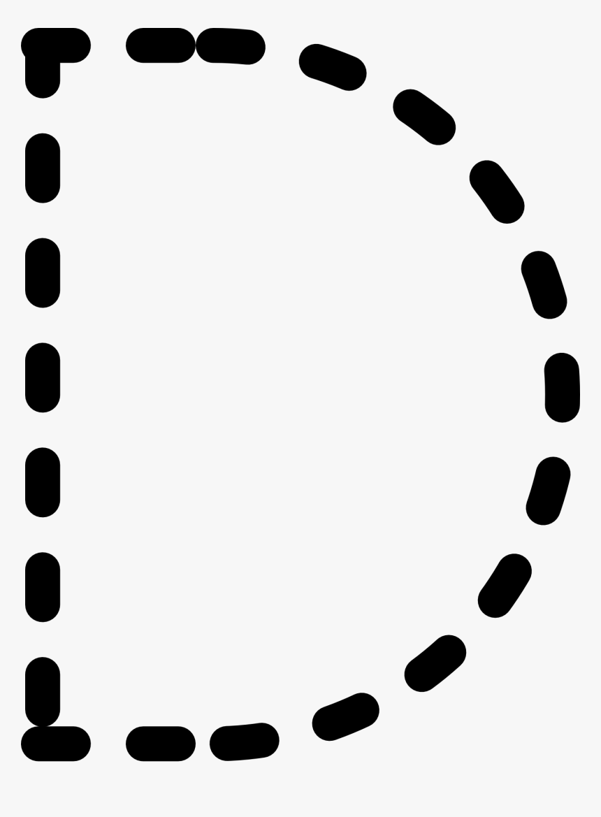 Trace Letter D, HD Png Download , Transparent Png Image - PNGitem