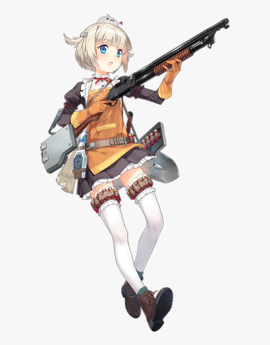 Cartoon Double Barrel Shotgun