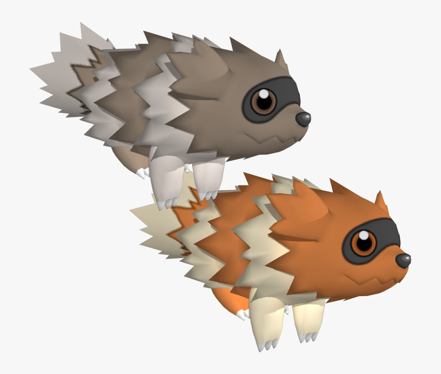 Download Zip Archive - Zigzagoon 3d, HD Png Download , Transparent Png ...