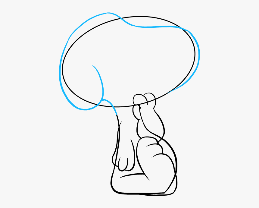 How To Draw Snoopy - Line Art, HD Png Download , Transparent Png Image ...
