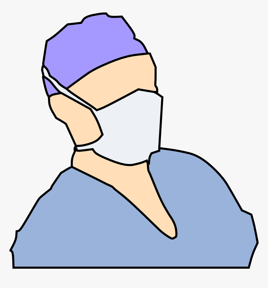 Free Vector Graphic - Draw A Doctors Mask, HD Png Download ...