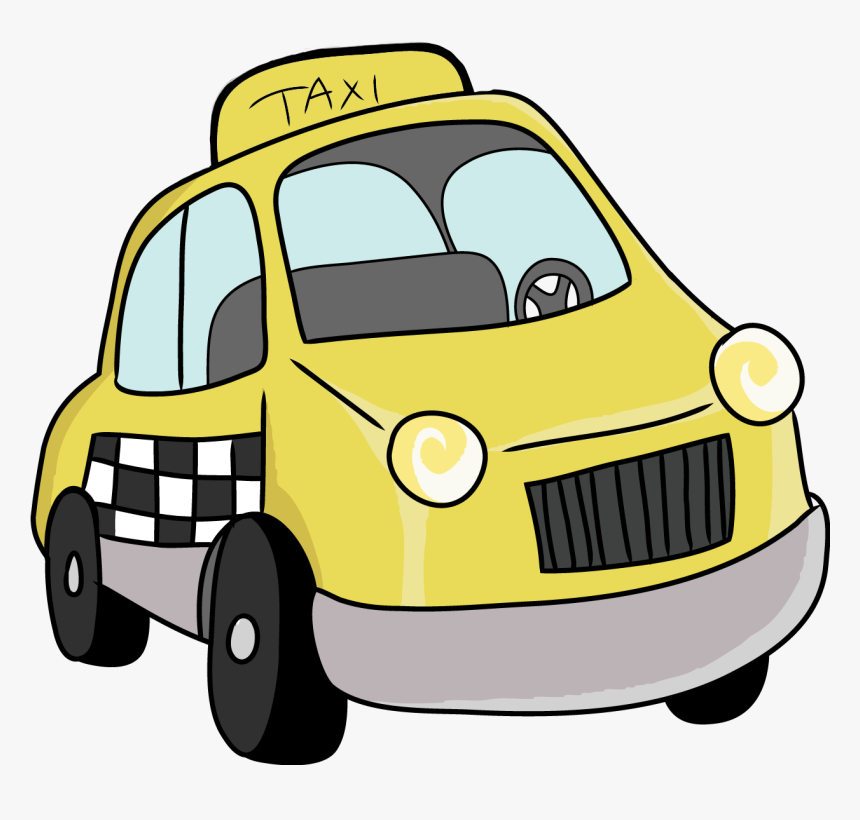 Taxi Clipart Cute - Taxi Clipart No Background, HD Png Download ...