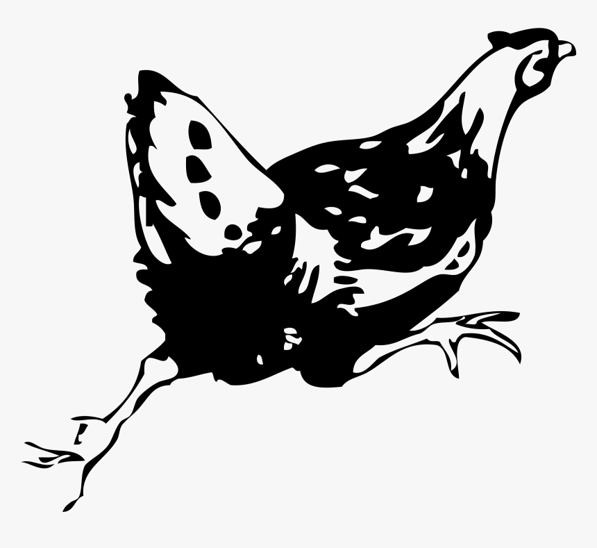 Running Chicken Clipart, HD Png Download , Transparent Png Image - PNGitem