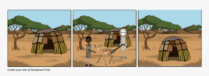 Giraffe Natural Selection Storyboard, HD Png Download , Transparent Png ...