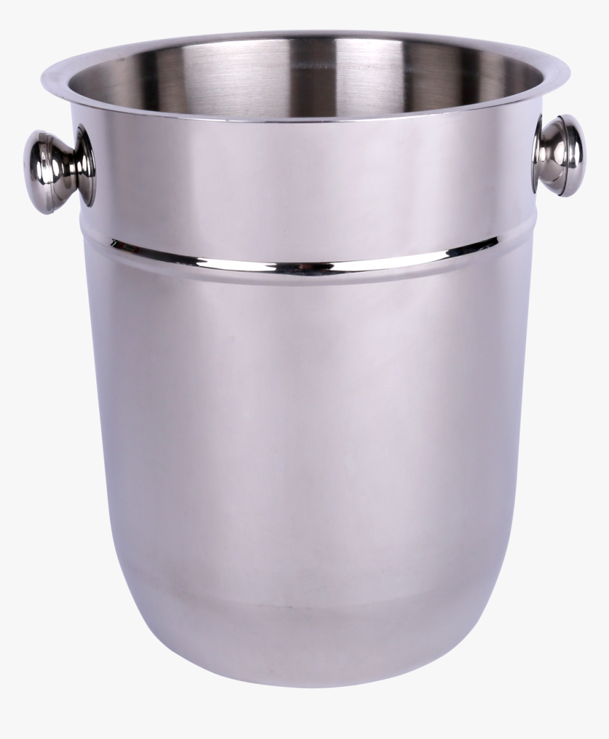 Champagne Bucket, Stainless - Stock Pot, HD Png Download , Transparent ...