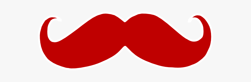 Red Mustache Clip Art, HD Png Download , Transparent Png Image - PNGitem