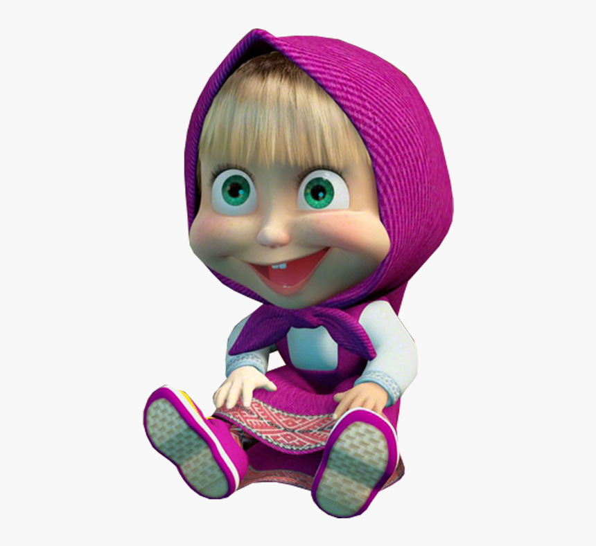 Masha Sit Down Png Free Download Image - Masha Png, Transparent Png ...