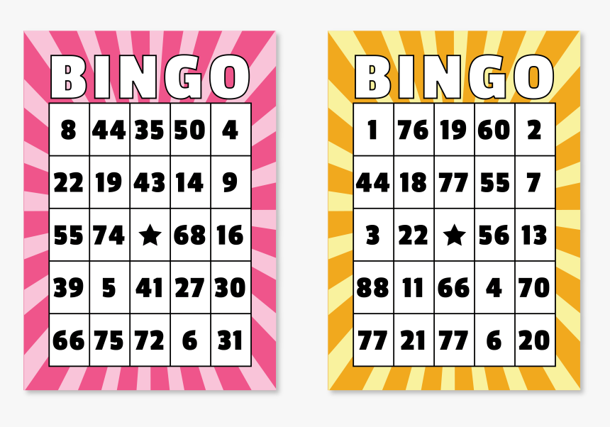 Casino Bingo Cards - Bingo Cards Png, Transparent Png , Transparent Png ...