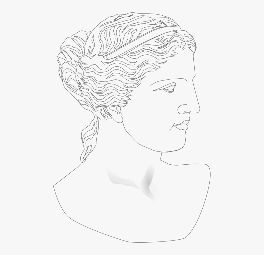 Transparent Woman Outline Png - Sketch, Png Download , Transparent Png ...
