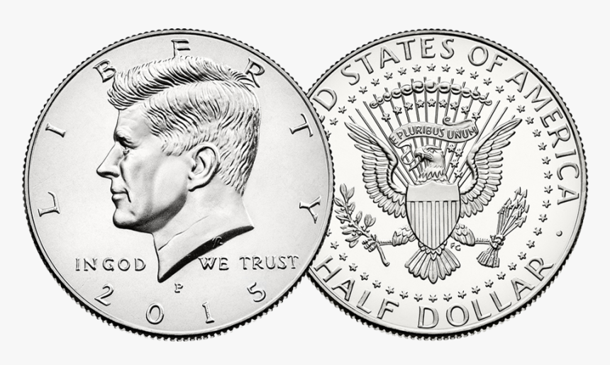 Half Dollar Coin Clipart United States Mint Kennedy - 2017 Kennedy Half ...