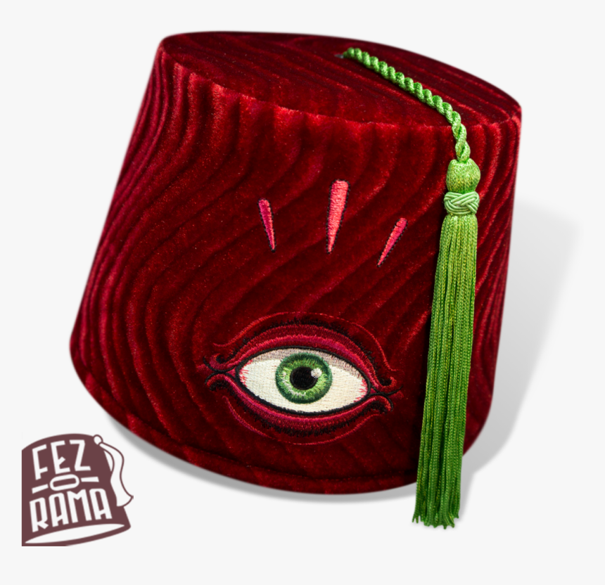 Transparent Tall Top Hat Png - Red Fez With Eye, Png Download ...