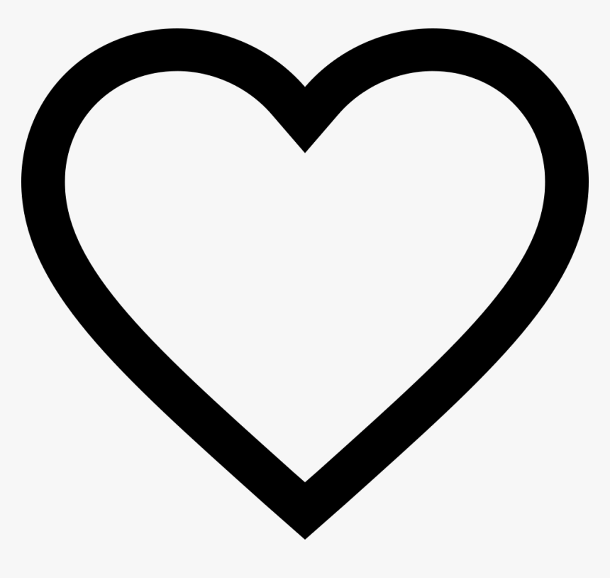 Heart Lineart Png - Heart Line Icon Png, Transparent Png , Transparent ...