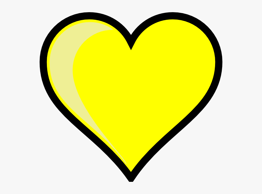 Yellow Heart Clipart