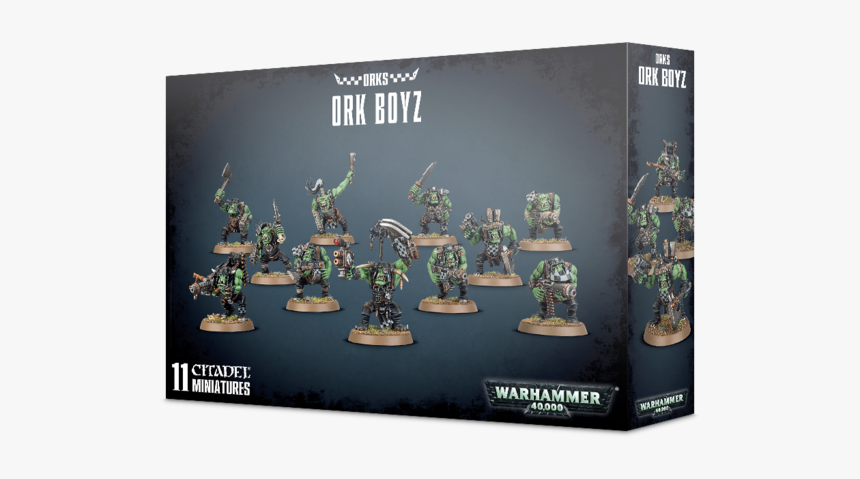 Warhammer 40,000 Ork Boyz - Warhammer 40k Ork Ork Boyz, HD Png Download ...