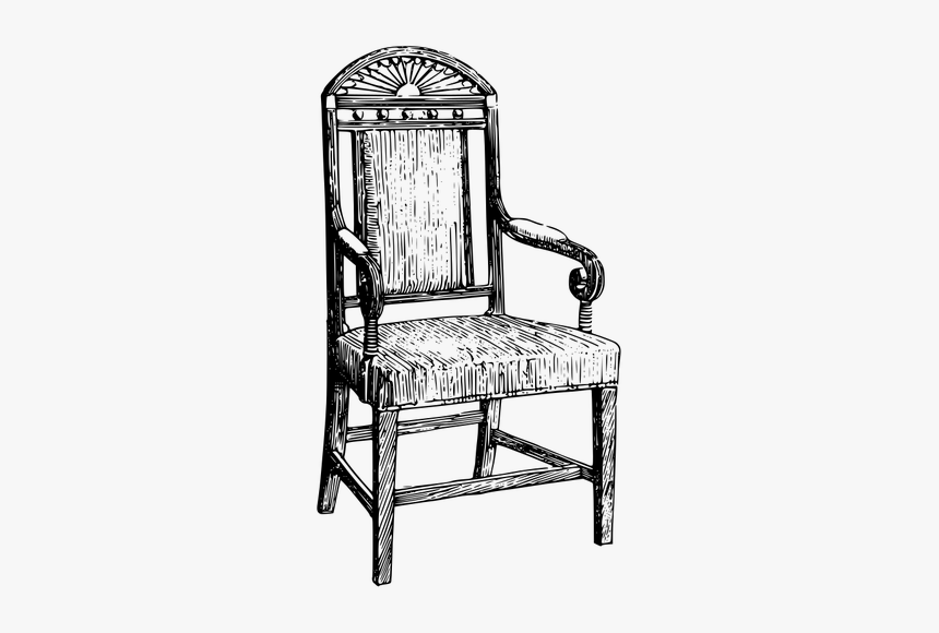 Old-fashioned Chair - Old Chair Vector Png, Transparent Png ...