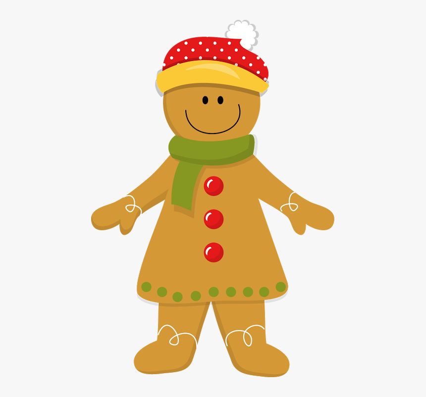 Transparent Gingerbread Girl Png - Clip Art Gingerbread Man Christmas ...