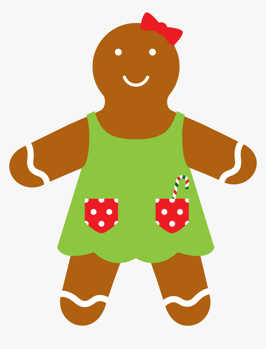 Gingerbread Woman Clipart