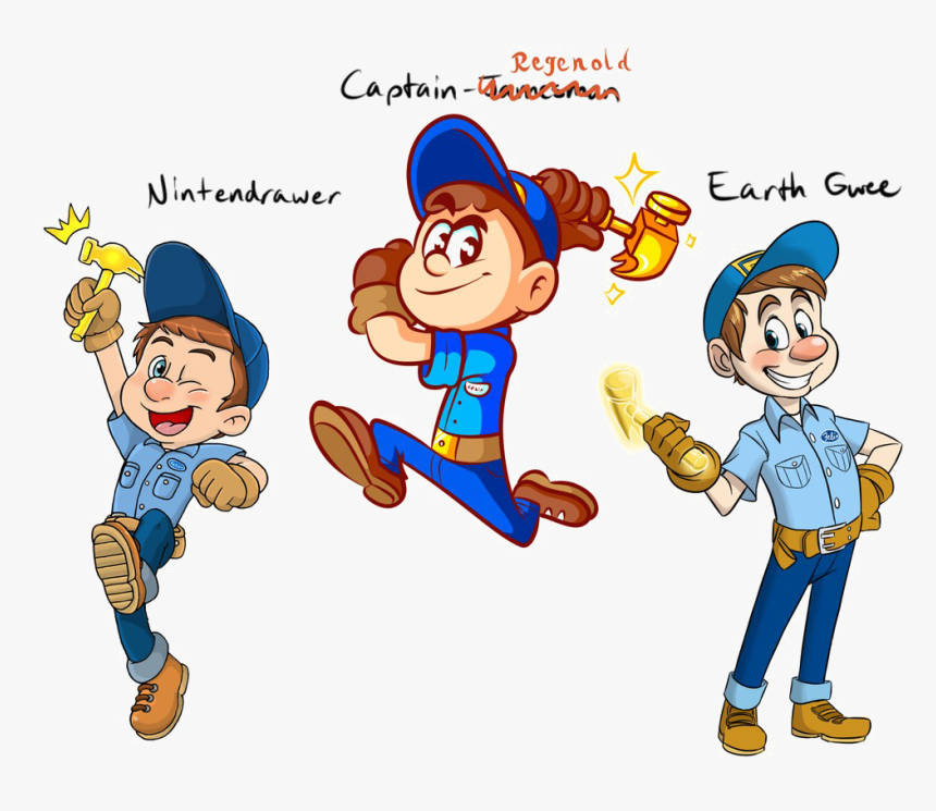 Fix It Felix Jr Transparent Image - Fix It Felix Jr Cartoon, HD Png ...