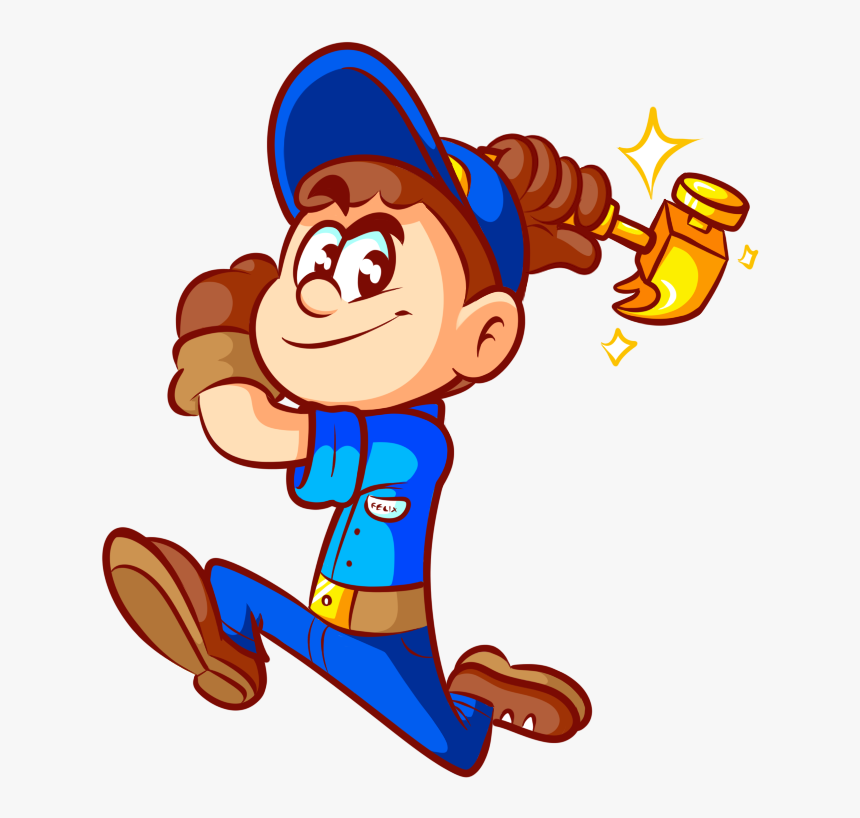 Transparent Fix It Felix Png - Fix It Felix Jr Cartoon, Png Download ...