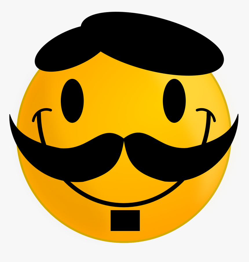 Amish Clip Art - Smiley Moustache, HD Png Download , Transparent Png ...
