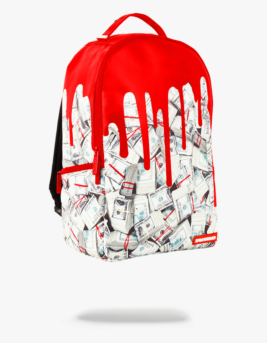 Red Money Drips Sprayground, HD Png Download , Transparent Png Image ...
