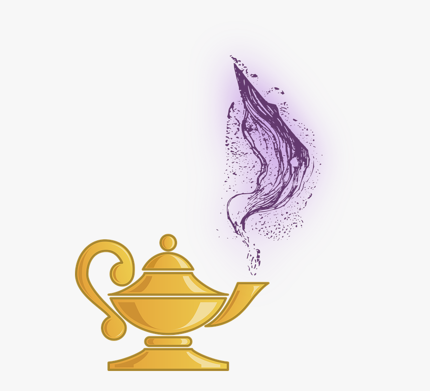Aladdin, Arab, Arabian, Culture, Genie, Jinn, Lamp - Genie Lamp Clipart ...