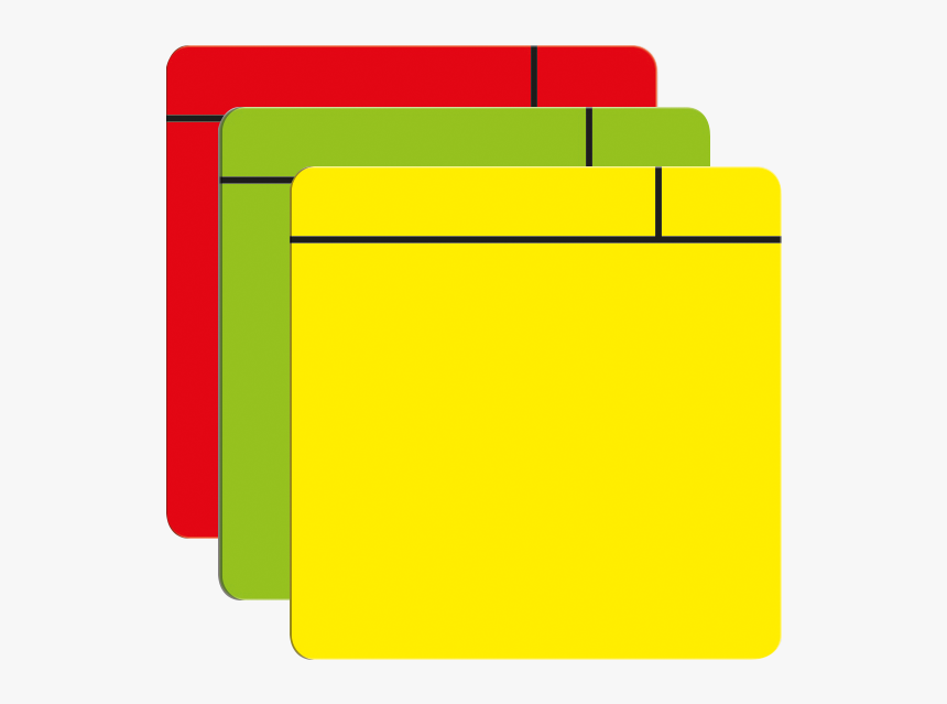 Red Yellow Green Post It Notes, HD Png Download , Transparent Png Image ...
