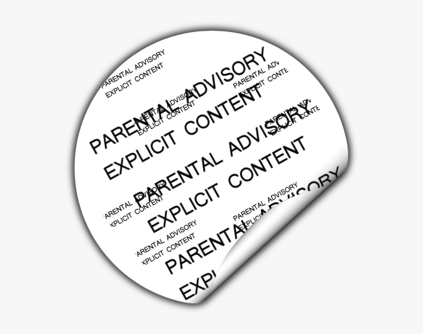 Parental Advisory Stickers Png, Transparent Png , Transparent Png Image ...