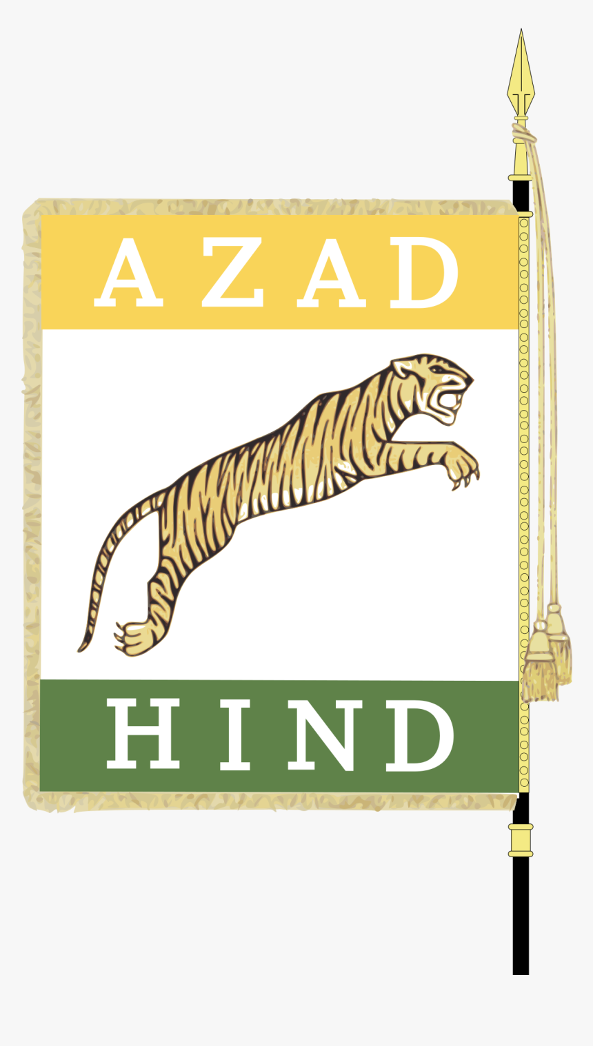Azad Hind Fauj Flag, HD Png Download , Transparent Png Image - PNGitem
