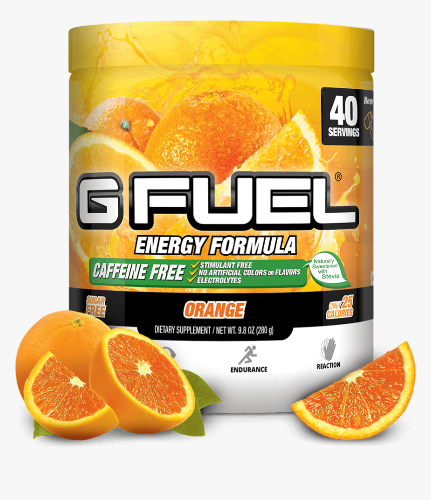 Orange Caffeine Free G - Gfuel Orange, HD Png Download , Transparent ...
