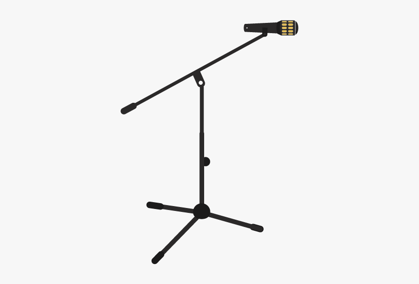Microphone Stand Stage Illustration - Microphone Stage Transparent, HD ...