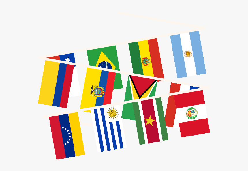 Clip Art Flag Of South America - South America Flag Bunting, HD Png ...