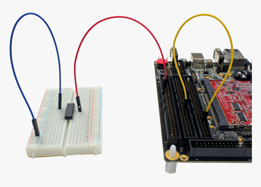 Jumper Wires Breadboard To Kit - Breadboard With Jumper Wires, HD Png ...