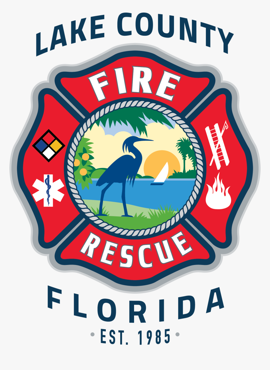 Lake County Fire Rescue Logo - Lake County, Florida, HD Png Download ...