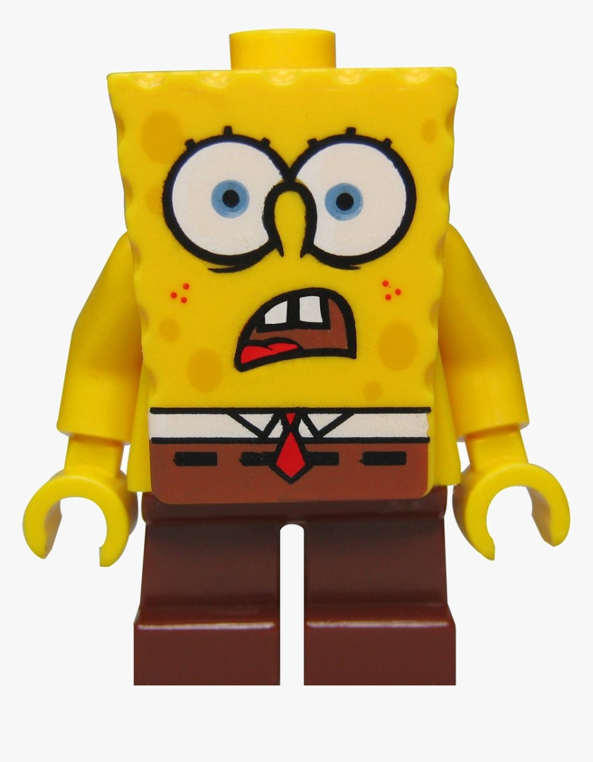 Scaredbob - Lego Spongebob Faces, HD Png Download , Transparent Png ...